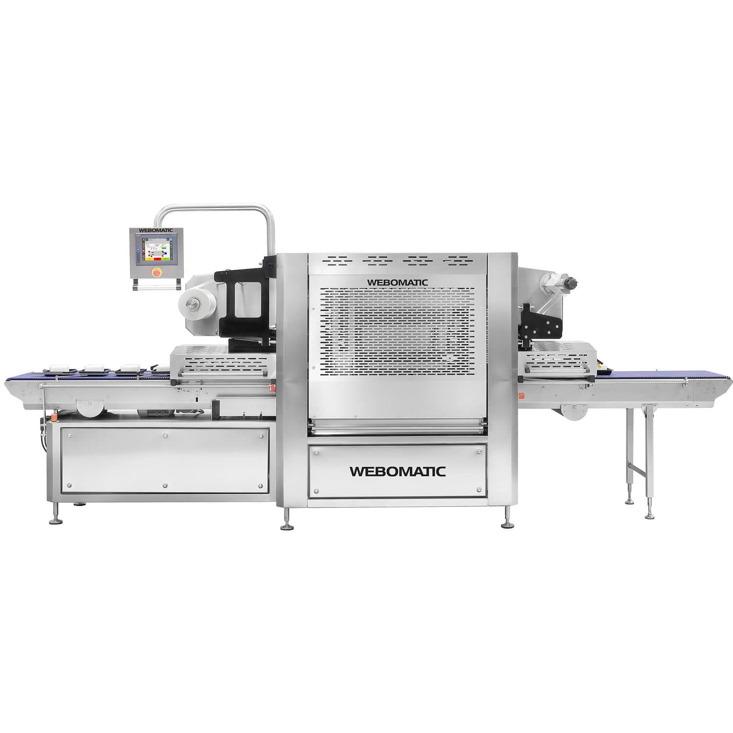 Linear tray sealer - TL 550 - WEBOMATIC - automatic / vacuum / with ...