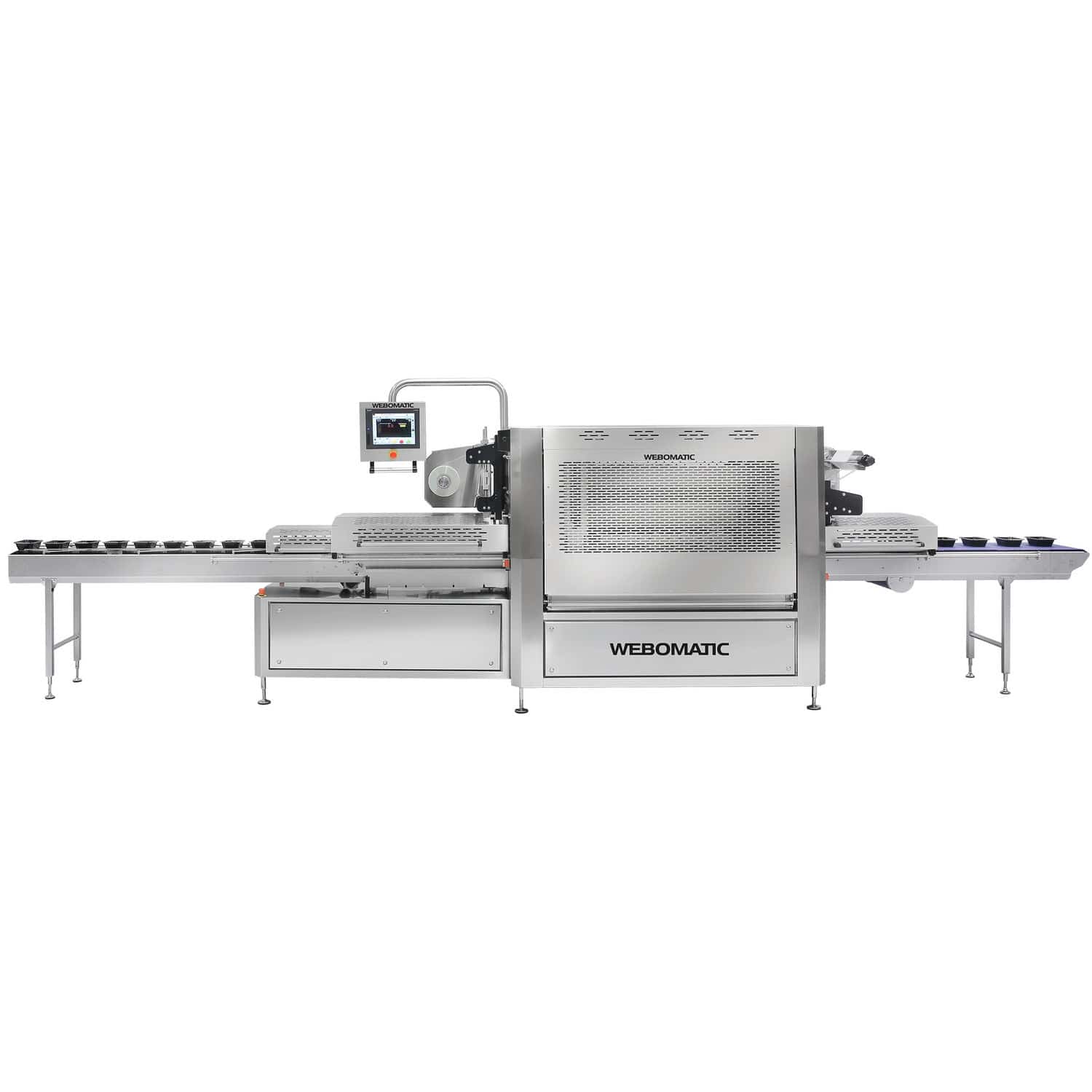 Linear tray sealer - TL 1150 - WEBOMATIC - automatic / vacuum / with ...