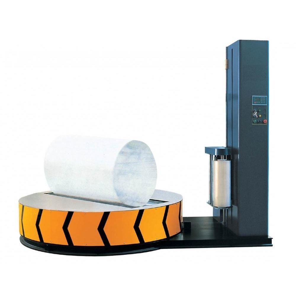 Turntable wrapping machine - Y2500F - SHANDONG SINOLION MACHINERY CORP ...