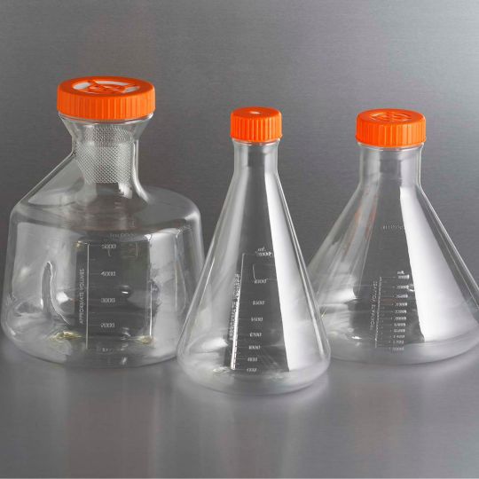 Erlenmeyer flask - Corning® - Corning Life Sciences - shake / PET / for ...