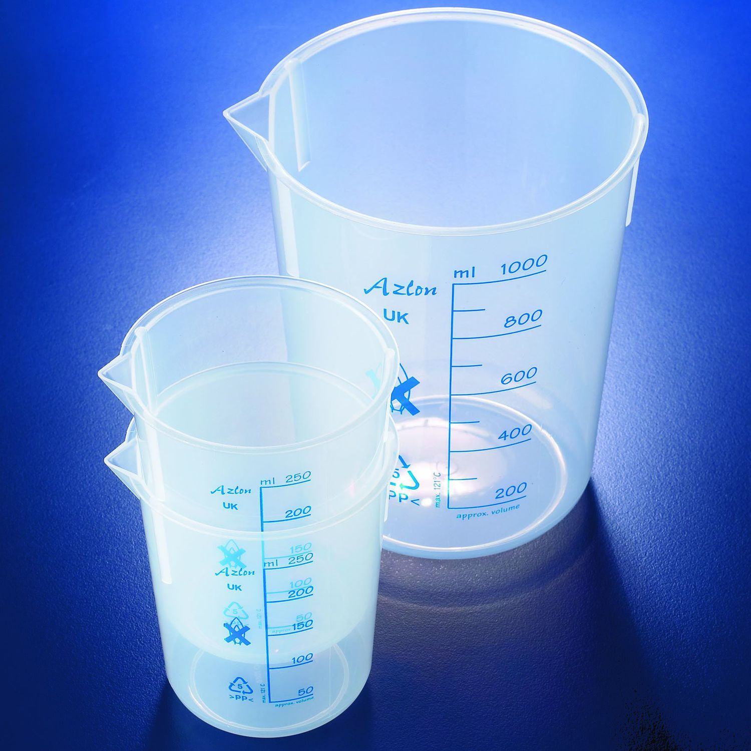 Graduated beaker - BPB Series - SciLabware Limited - polypropylene