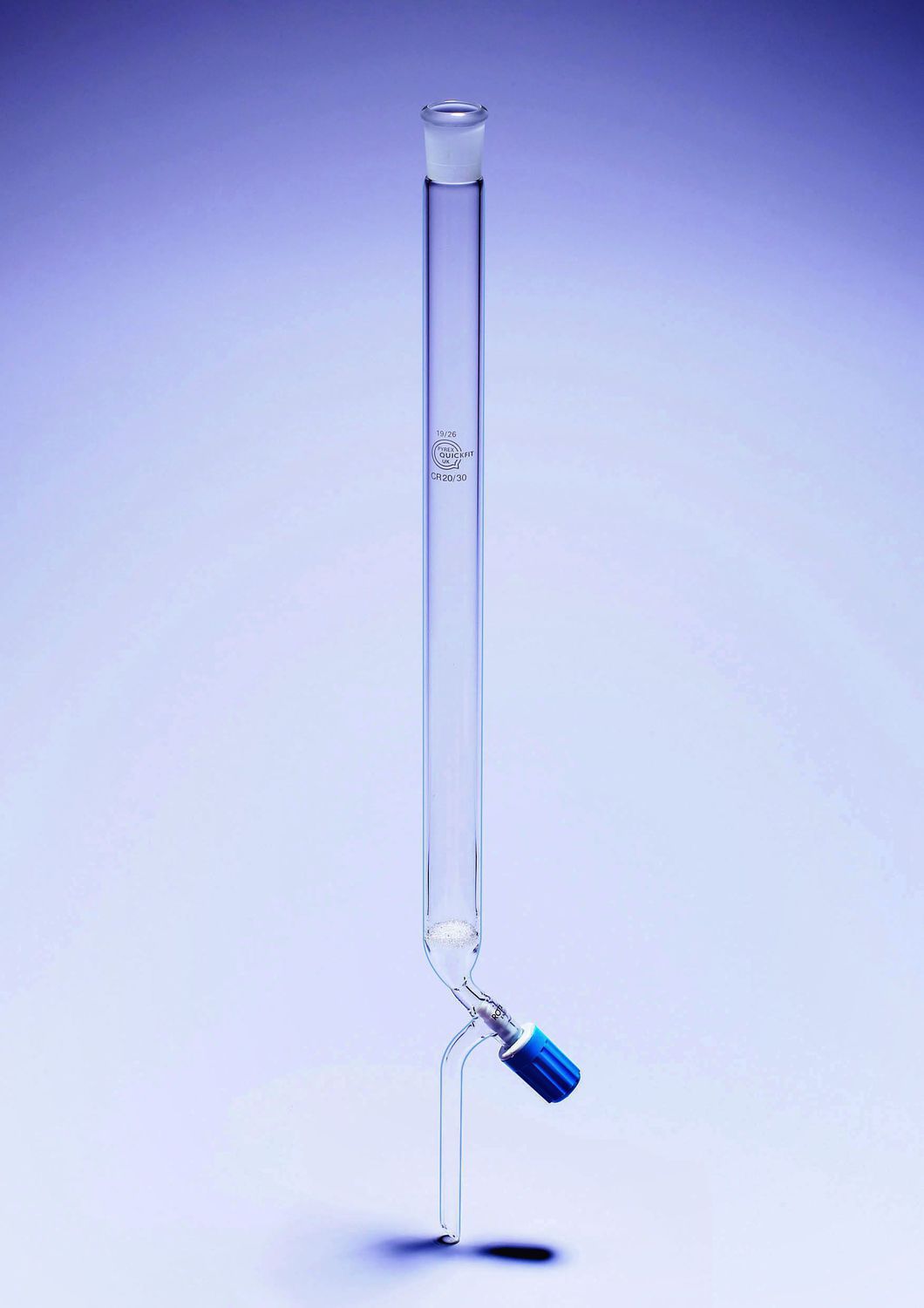 Borosilicate glass chromatography column - CR series - SciLabware Limited