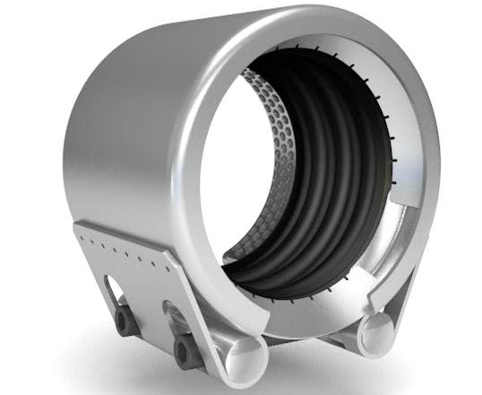 Assembly pipe coupling - STRAUB-COMBI-GRIP - STRAUB Werke AG - metal