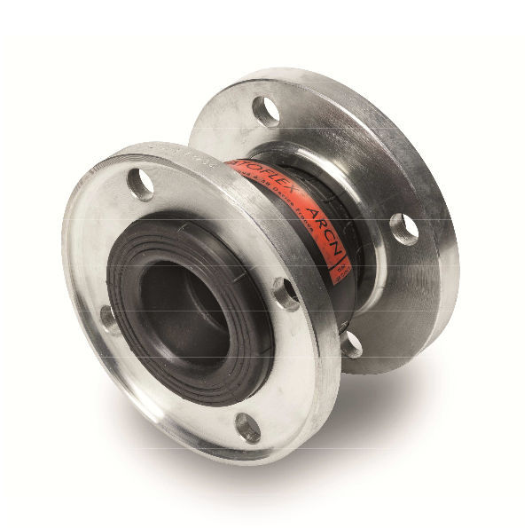 Rubber pipe expansion joint - Type KP - DILATOFLEX - round / flange