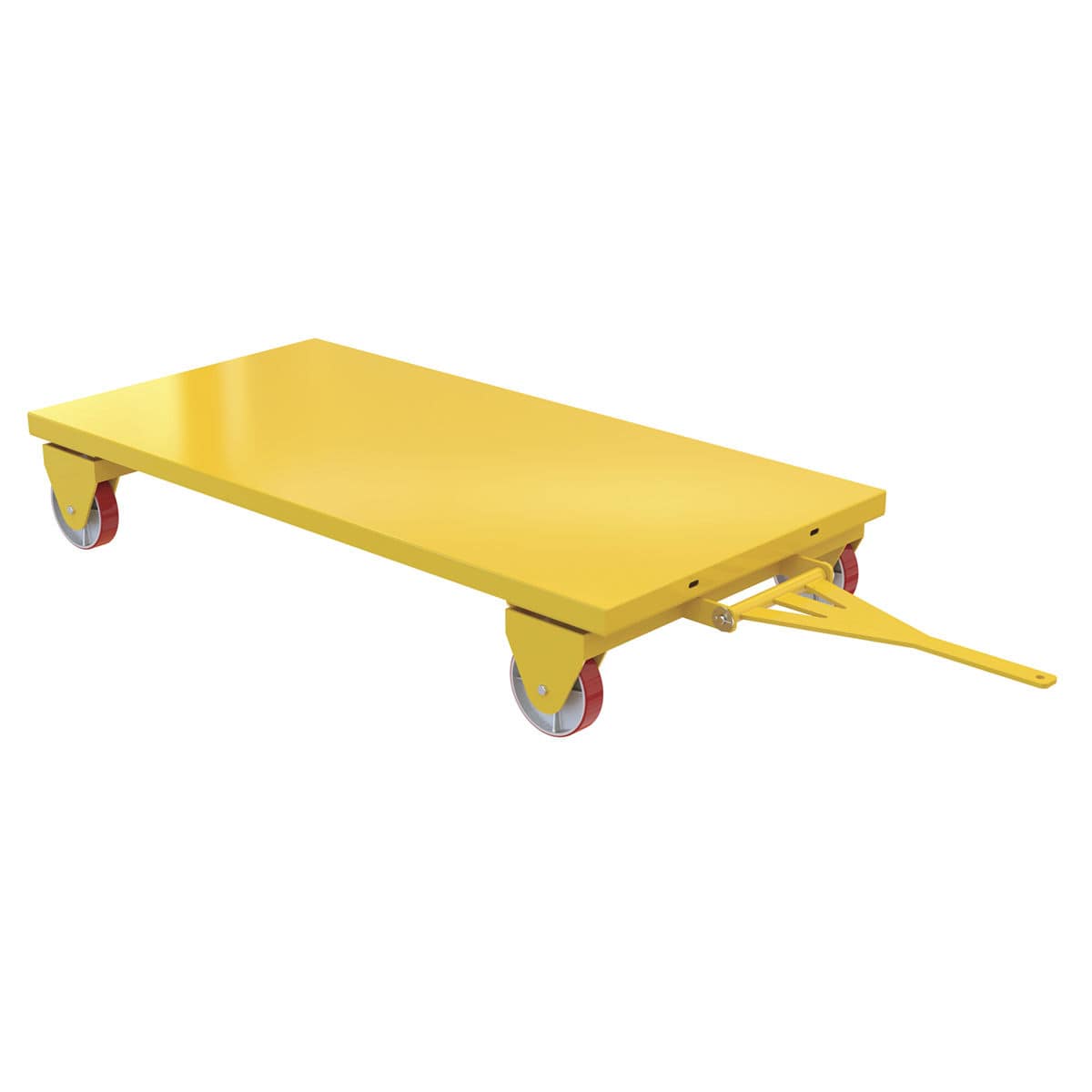 Platform trailer - AWST-3672-PU - Vestil Manufacturing - 2-axle / towed