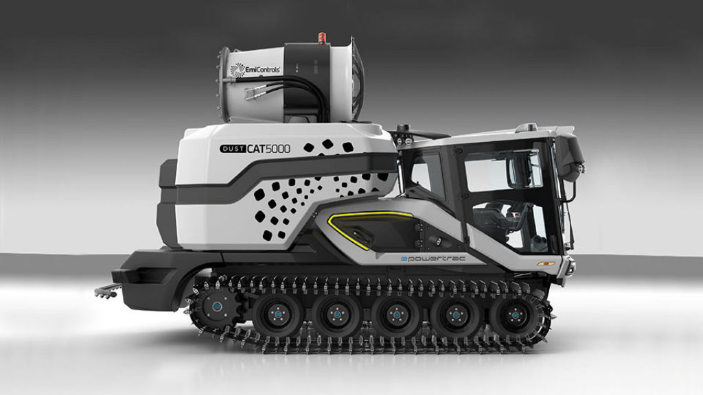 Dust control fog cannon - DustCat - EMICONTROLS SRL - crawler
