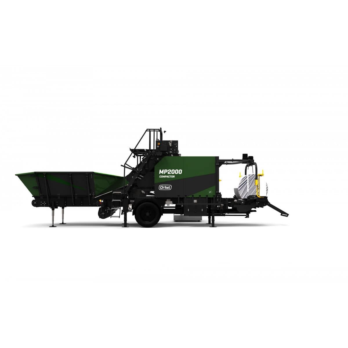 Organic waste compactor - MP 2000 - Orkel - mobile / monobloc