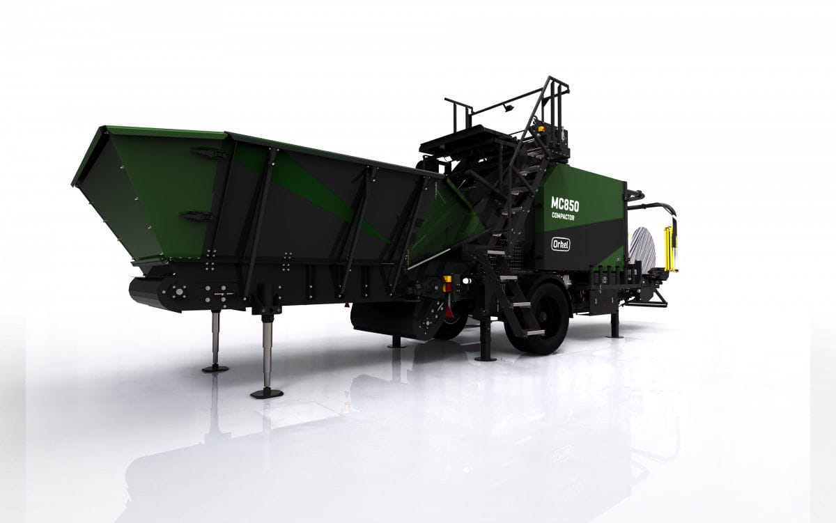 Organic waste compactor - MC 850 - Orkel - mobile / monobloc