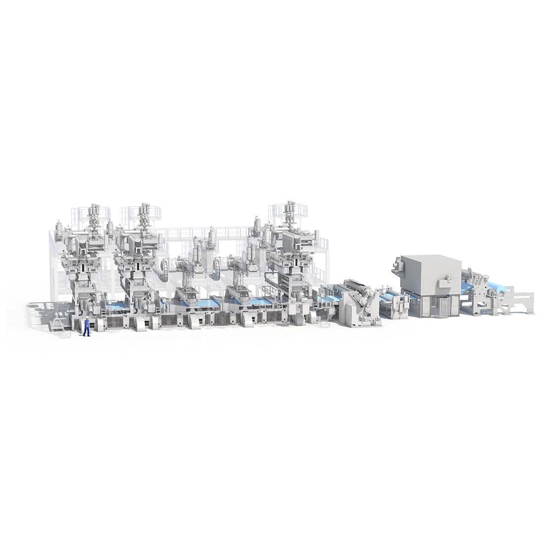 Non-woven extrusion line - RF5 Composite - Reicofil - compact / for ...