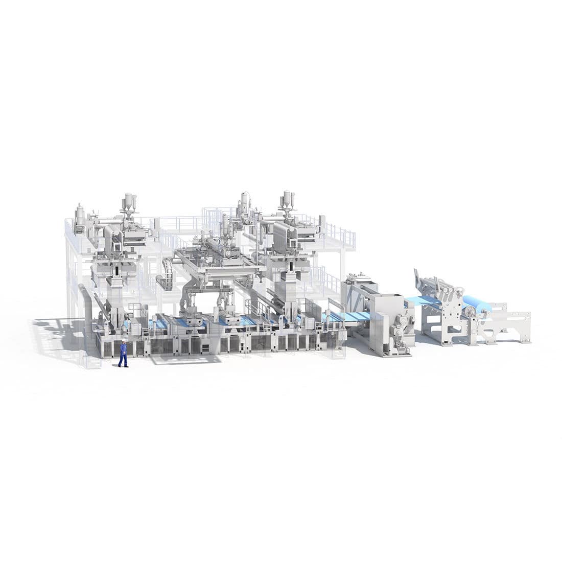 Non-woven extrusion line - RF Smart Composite - Reicofil - for medical ...