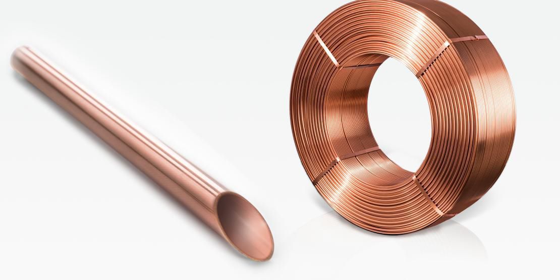 Copper tube - cuproform® - Wieland-Werke AG - coil