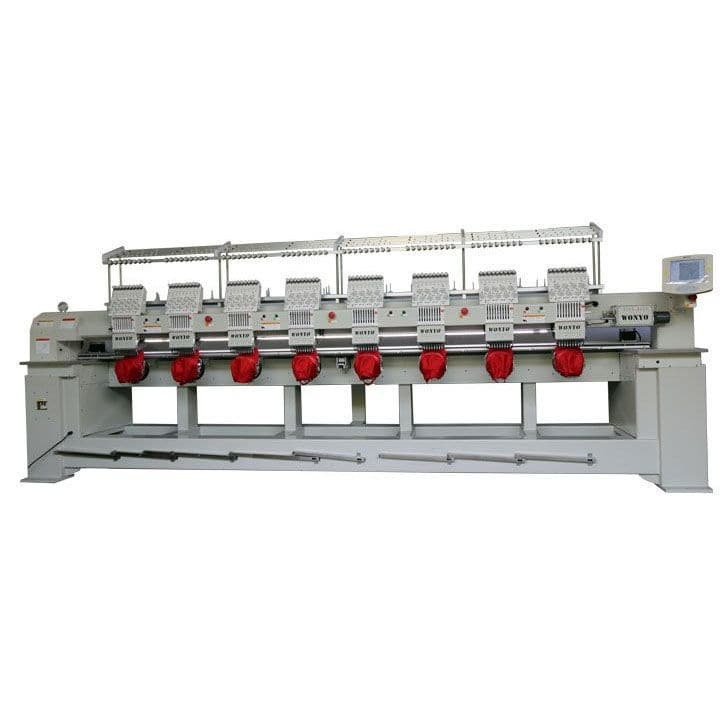 8 head embroidery machine - WY1208C - Wonyo - 12 needles / computerized ...