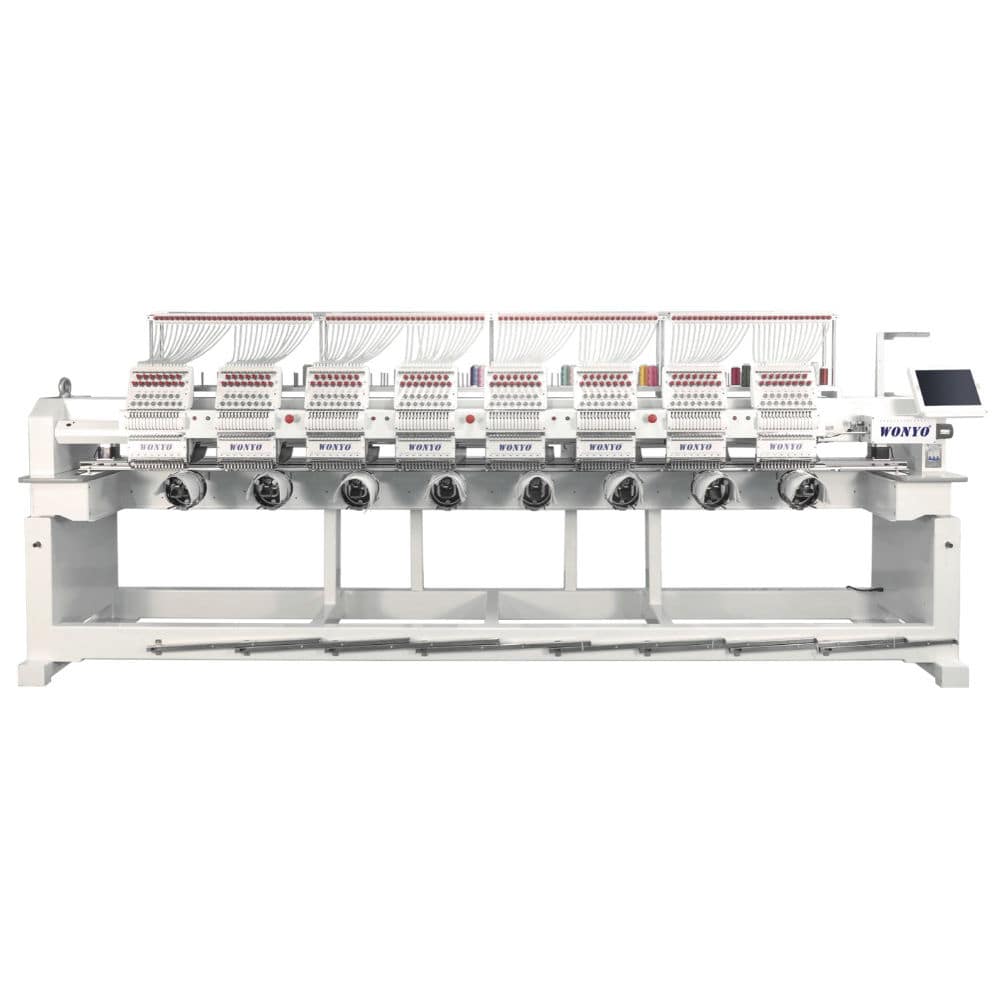 8 head embroidery machine - WY1508CH - Wonyo - 12 needles / 15 needles ...