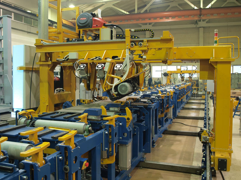 Welding assembly line - Techvagonmash - automatic