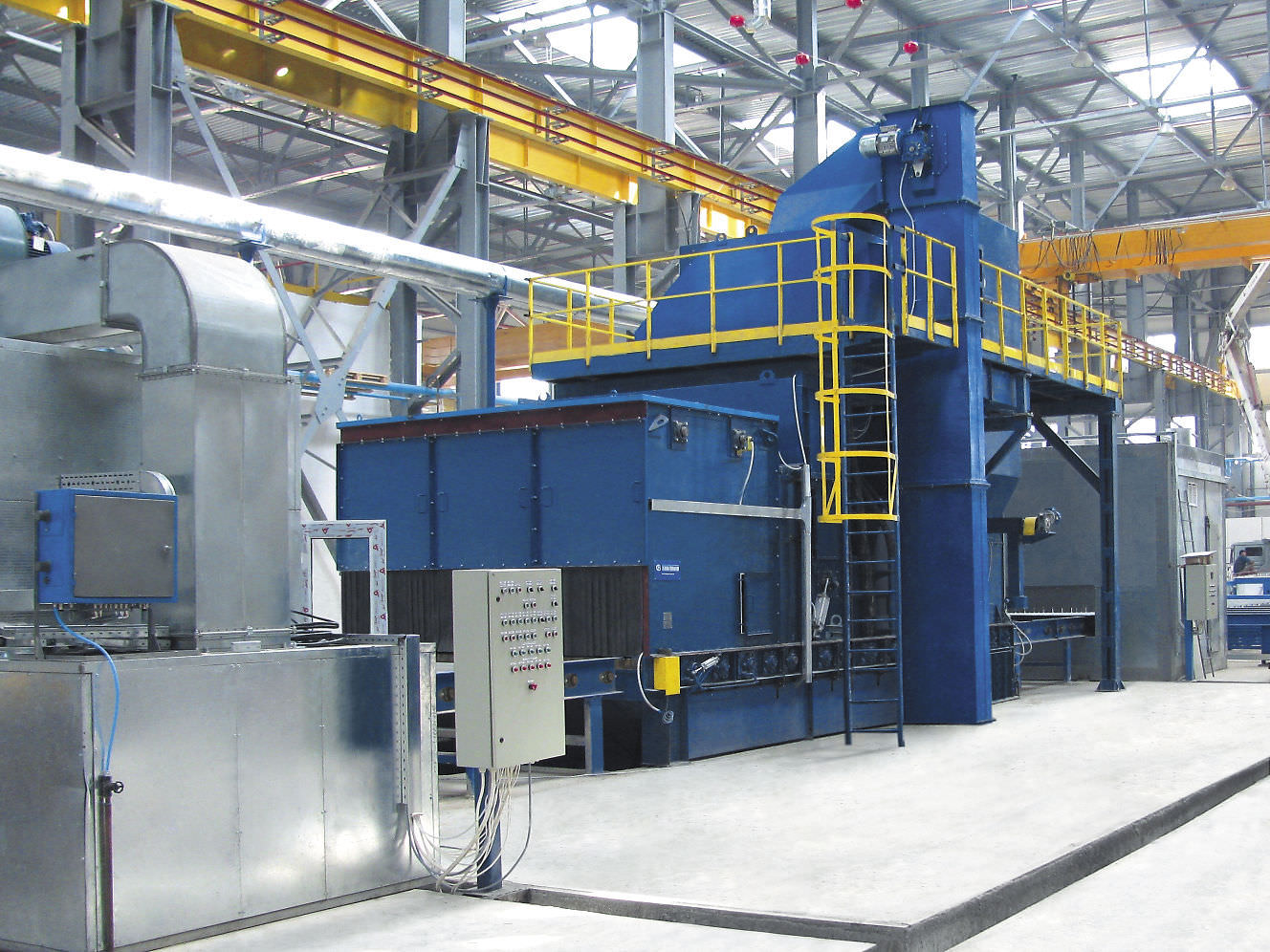 Shot blasting line - Preservation Line - Techvagonmash