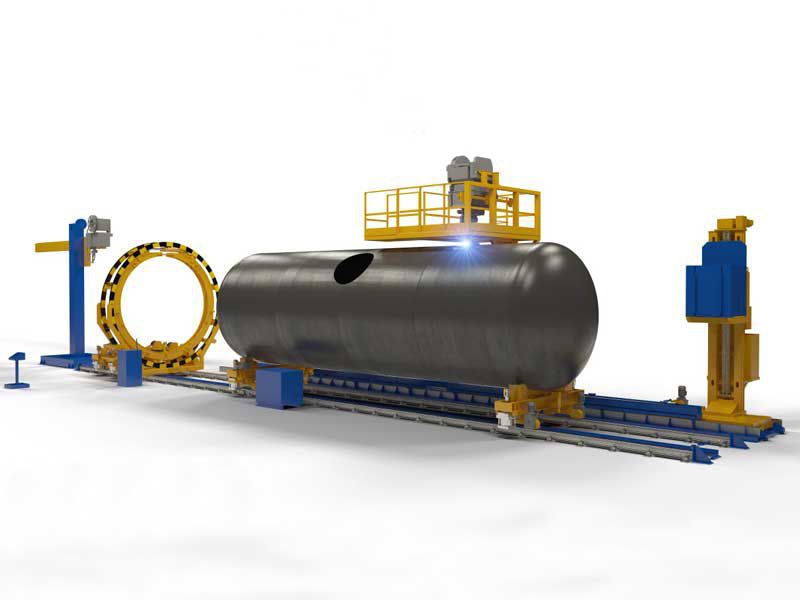 Submerged arc welding system - Techvagonmash - automatic / seam