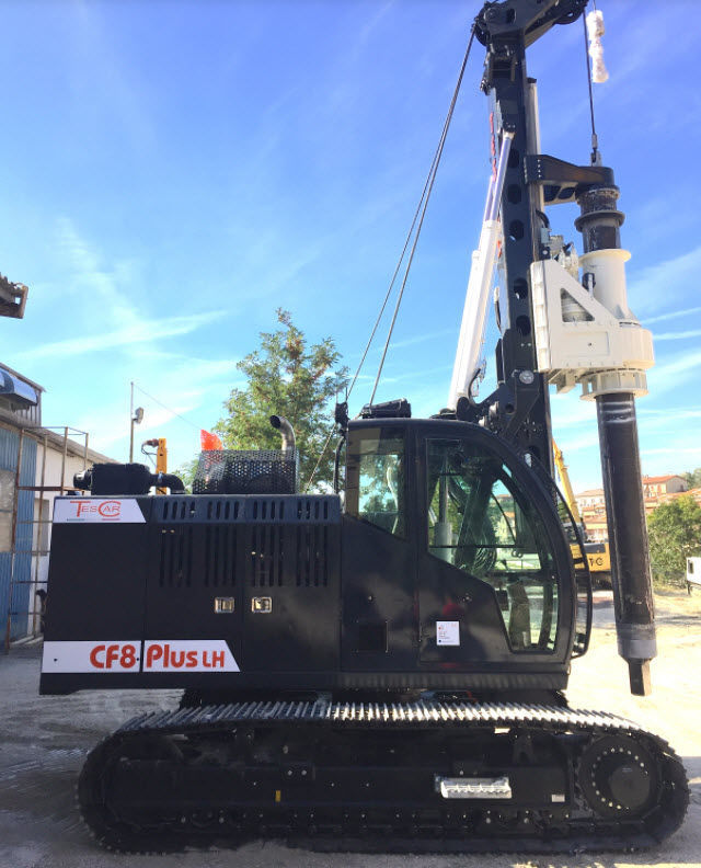 Core drilling drilling rig - CF8 PLUS - TES CAR Srl - piling / crawler ...