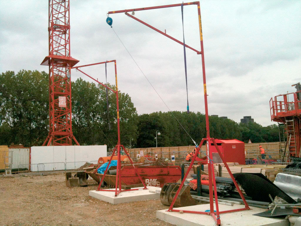 Logistic fall arrest system - Alsipercha - Logistics - Encofrados Alsina