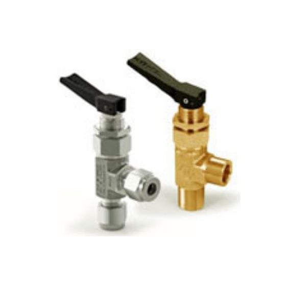 Needle valve - H12 series - HAM-LET - lever control / for control / female