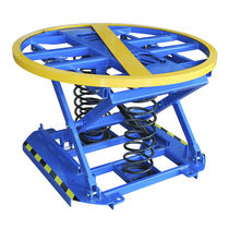 Lift table with rotary plate, Rotating lift table - All industrial ...