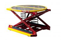 Lift table with rotary plate, Rotating lift table - All industrial ...