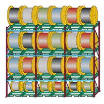 Cable drum shelving, Cable drum racking - All industrial manufacturers