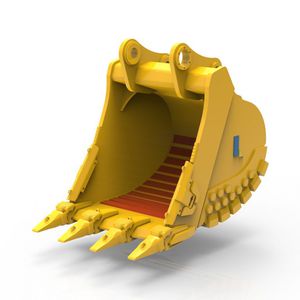 Face shovel bucket - LAMETER s.r.l. - for excavators / 5 teeth / for mining