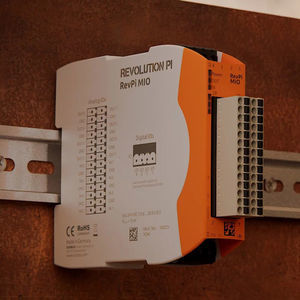 DIN rail PLC - RevPi Flat S - Revolution Pi - Raspberry Pi / Ethernet ...
