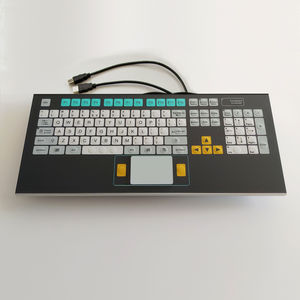 Panel-mount keyboard - KT-101-R-52 - k-tronic S.r.l. - with mechanical ...