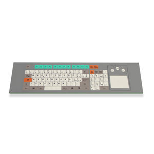 Rack-mount keyboard - KT-84-K-11 - k-tronic S.r.l. - with mechanical ...