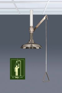 Ceiling-mounted safety shower, Ceiling-mounted emergency shower - All ...