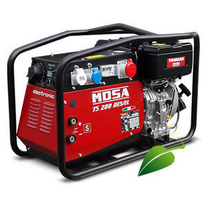 Three-phase welding generator - TS 200 BS/CF - MOSA - single-phase