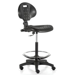 Swivel chair with polyurethane seat - 1753 - Tecnotelai