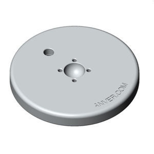 Round vacuum pad - FP58 - ANVER Vacuum System Specialists - metal / foam