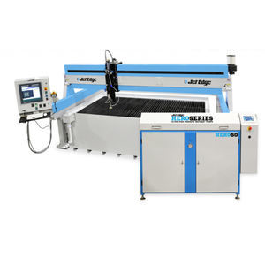 Waterjet cutting machine - EDGE DUAL CARRIAGE - JET EDGE - 5-axis / 3 ...
