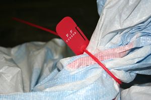 Lead security seal - ETIGO - galvanised steel / rod