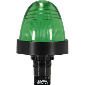 Blinking indicator light - D-502PZB - DELECSA - steady / LED / surface ...
