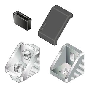 Aluminum profile bracket - 3842523583 - Bosch Rexroth - Assembly ...