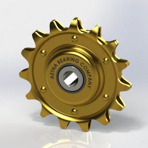 Chain sprocket wheel - AG4 series - AETNA - straight-toothed / shafted ...