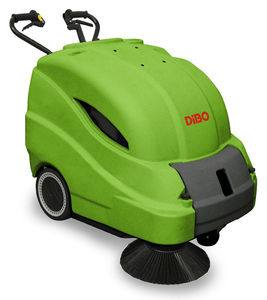 Walk-behind sweeper - 464 E - DiBO - battery-powered