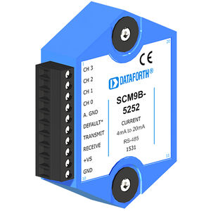 Four-channel signal conditioning module - SCM9B-5251 - Dataforth Corporation - input / current ...