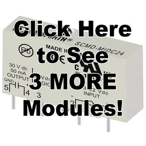 Digital input signal conditioning module - SCMD-MIAC24 - Dataforth Corporation - isolated ...