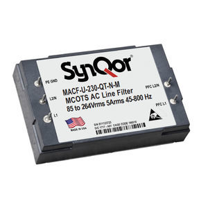 Low-pass electronic filter - Mil-COTS 28 V - SYNQOR - passive / DC ...