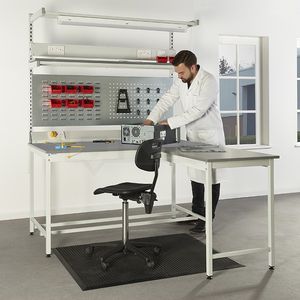 Steel workbench - Quality Metal Products - for heavy loads