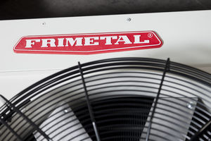 Axial condenser - CBE series - FRIMETAL - air-cooled / steel / process