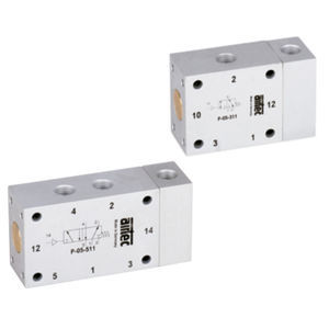 Pneumatically-operated pneumatic directional control valve - KN series ...