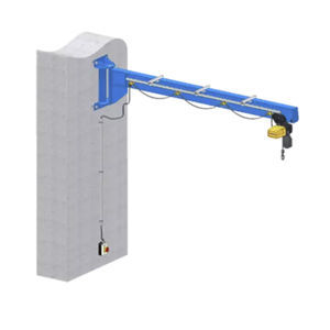 Ceiling-mounted jib crane - GIS AG - 270° / articulated / manual