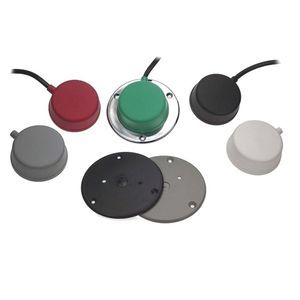 Control foot switch - 6289-0B - HERGA - pneumatic / single pedal / compact