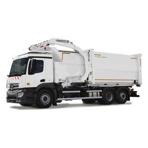 Front-loading waste collection vehicle - MILLENNIUM XXL - Dennis Eagle - diesel / with dump bed
