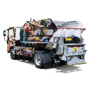 Side-loader waste collection vehicle - ORUS TP COMBI TD - Dennis Eagle ...